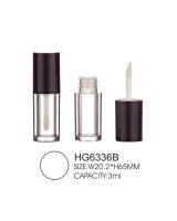 China 3ml Lip Gloss Bottle with 20.2mm Diameter and 65mm Height - Thick Wall Cosmetic Packaging Container for sale
