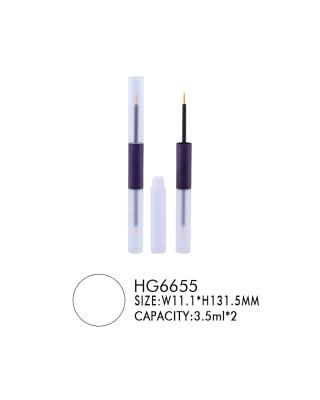 China HG6655 Dual Function Empty Eyeliner Bottle 7ml Capacity 11.1mm Diameter for Eyelash Growth Liquid for sale