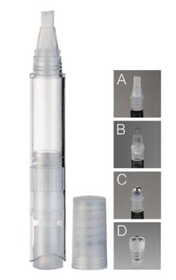 China 6ML Empty Cosmetic Pen with Brush - PP Round Container for Cuticle Oil, Lip Gloss, and Nail Polish for sale
