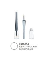 China HG6164 4.5ml 17mm Diameter PET Eyeliner Bottle with Brush - Custom Color and Logo Options for sale