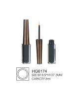 China 3ml Square Mini Eyeliner Tube Containers - 18.5mm Width x 107.3mm Height ABS/AS Cosmetic Packaging for sale
