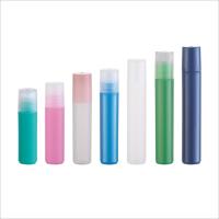 China Custom Round Plastic Roll-On Bottles 2ml-8ml with PP or Metal Ball Applicator for Essential Oils & Perfume for sale