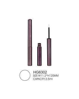 China 3.5ml Slim Round Empty Eyeliner Tubes with Brush - 11.2mm Width x 120mm Height - ABS & PETG Material for sale