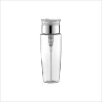 China 160ml PET Nail Polish Remover Dispenser with Pump - 46.5mm Diameter Cosmetic Plastic Container for sale