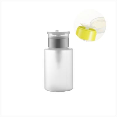China 180ml Press Pump Dispenser Bottle for Nail Polish Remover & Facial Toner - 56mm Diameter PP Container for sale