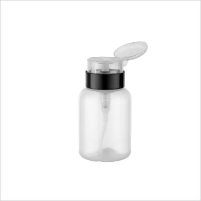 China 210ml PP Makeup Remover Pump Bottle - 60mm Diameter Cylinder Container with Custom Logo Printing for sale