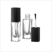China 7.5ml Empty Cosmetic Nail Polish Pump Bottle with Lid Brush - NP308 Glass Container for Nail Care Products for sale