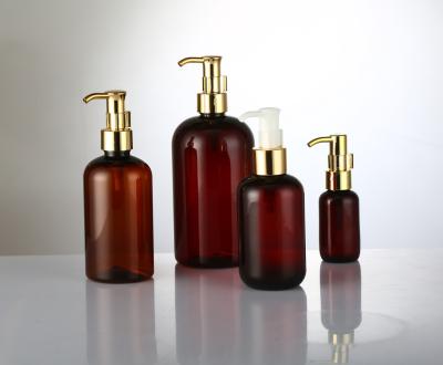 China PET Plastic Shampoo Bottle with Lotion Pump 30ml-500ml Capacity for Shower Gel and Sanitizer for sale