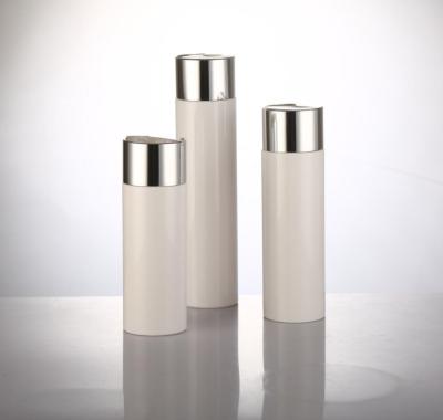 China PET Shampoo Bottle 200ml-300ml Flat Shoulder Frosted Lotion Container with Screw Press Cap for sale