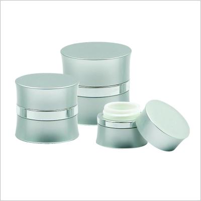 China Luxury Rose Gold Cosmetic Packaging Glass Aluminum Tins 15g 30g 50g with Custom Printing Options for sale
