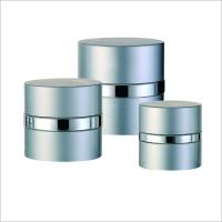 China Empty Aluminum Cosmetic Cream Jar 15ml 30ml 50ml UV Nail Gel Container with Custom Printing Options for sale