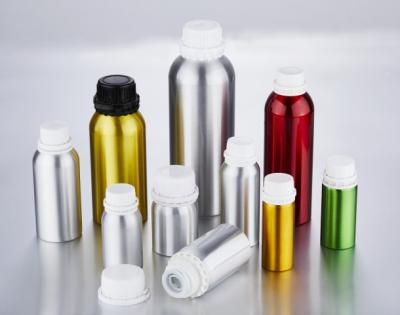 China Aluminum Bottle & Jar with PP Tamper Evident Cap for Essential Oils - 40ml to 1000ml Capacity, Custom Printing Options for sale