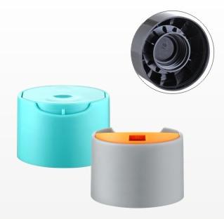 China 24/410 Dispensing Disc Top Caps Press Down Plastic Screw Cap 28-410 Smooth Surface PP Material for sale