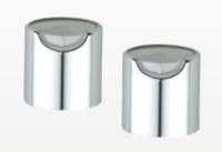 China 24/410 Disc Top Cap with Custom Logo Printing - PP Plastic & Aluminum Shell for Lotion & Toner Packaging for sale