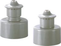 China 28/410 Push Pull Plastic Screw Cap for Cleanser Essence and Liquid Detergent - Custom Colors, PP Material, 10K MOQ for sale