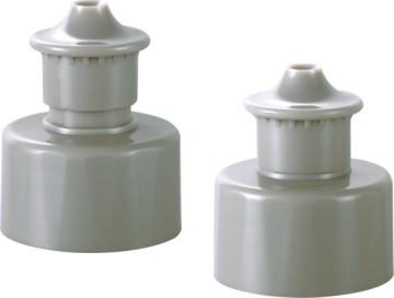 China 28/410 Push Pull Plastic Screw Cap for Cleanser Essence and Liquid Detergent - Custom Colors, PP Material, 10K MOQ for sale