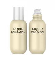 China Squeezable PE Liquid Foundation Bottle 30ml 50ml with Screw Cap for sale