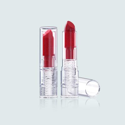 China PET Material Refillable Lipstick Container Case 20.3mm Diameter 80mm Height for sale