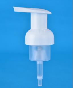 China 0.8cc Output Left-Right Lock Foam Dispenser Pump with 40-410 Neck Size and External Spring Design for sale