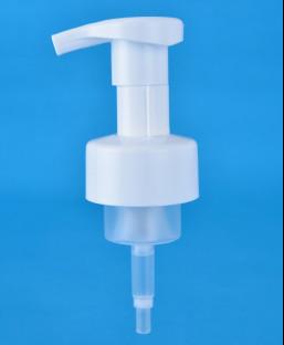 China 43-410 Clip Lock Outside Spring Foaming Hand Soap Pump 0.8cc Output with 43-410 Neck Size for sale