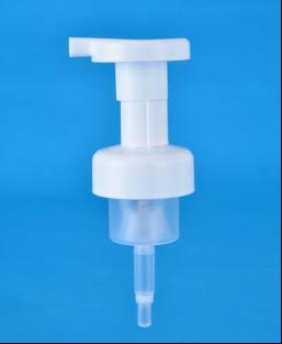 China 43-400 Soap Foam Dispenser Pump 0.8cc Output with Clip Lock and External Spring Design for sale