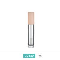 China Empty Lip Gloss Bottle PETG Screw Cap 10ml Clear Cosmetic Packaging Custom Logo for sale