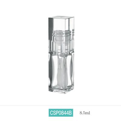 China Empty Lip Gloss Bottle 2-12ml Transparent PETG Leakproof Cosmetic Packaging for sale