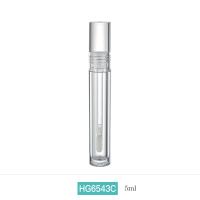 China Empty Lip Gloss Bottle 15ml Transparent Plastic Screw Cap ISO SGS Certified for sale