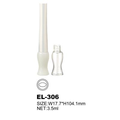 China 3.5ml Empty Eyeliner Bottle Plastic Screw Cap Leakproof Portable Container for sale