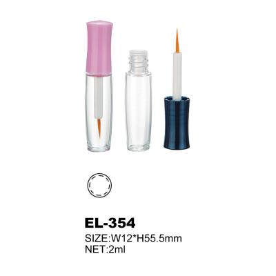 China Empty Cylinder Eyeliner Bottle 2ml Screw Cap Leakproof Plastic Cosmetic Container for sale