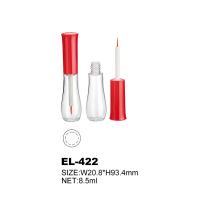 China Special Empty Eyeliner Container For Lip Gloss Cylinder Shape for sale