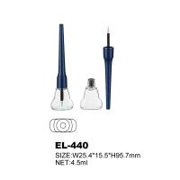 China 1-15ml Round Empty Eyeliner Bottle with Screw Cap - ISO Certified Plastic Cosmetic Container for sale