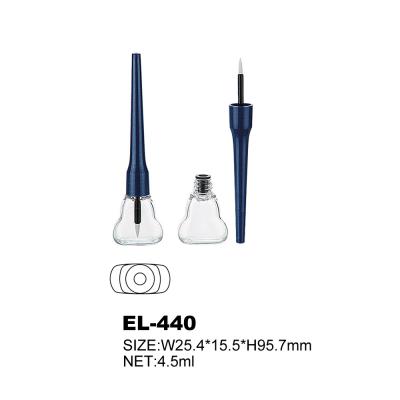 China 1-15ml Round Empty Eyeliner Bottle with Screw Cap - ISO Certified Plastic Cosmetic Container for sale