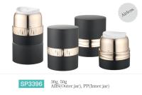 China Custom Color Round PP Cosmetic Cream Jar 30ml 50ml for Skin Care Face Cream Gel for sale