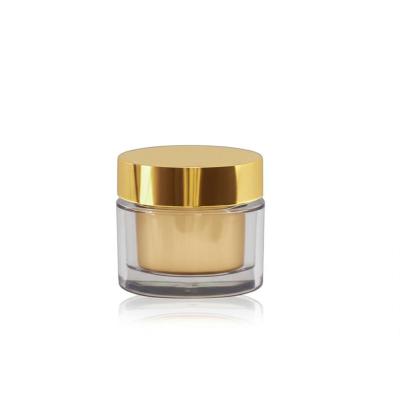 China Custom Cosmetic Cream Jar 50ml Round PP Container with Printing for Skin Care Packaging for sale