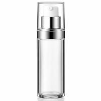 China Compact 15ml Cosmetic Airless Bottle with Crimp Sealing and Dispenser Cap for Hygienic Packaging for sale
