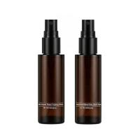 China Cosmetic Airless Bottle 15ml to 200ml with UV Coating Labeling and Flip Top Cap for sale