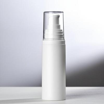 China Silk Screen Printing Cosmetic Airless Bottle with Customized Labeling and Multi-Functional Pump Options for sale