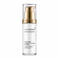 China Durable Leak Proof Matte Cosmetic Airless Bottle with UV Coating and SGS Certification for sale