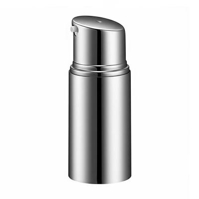 China 30ml Cosmetic Airless Bottle with UV Coating Logo and Airless Pump Dispenser for sale