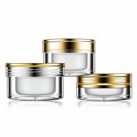 China Custom PP Cosmetic Cream Jar 50ml Round Skincare Packaging with Printing Decoration for sale