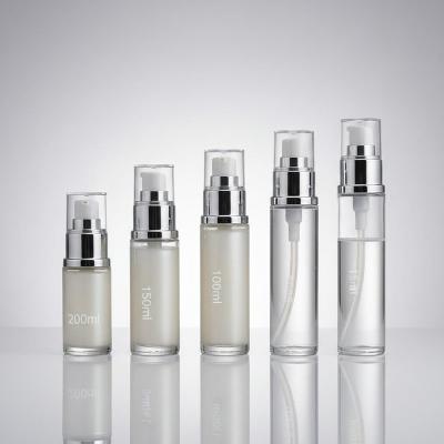 China Screw Sealing Cosmetic Airless Bottle 15ml to 200ml Vacuum Sealed Packaging for sale