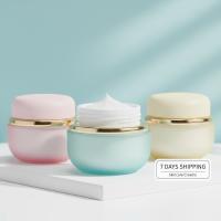 China Custom Round Cosmetic Cream Jar PP Inner Bottle 7 Days Shipping for Skincare Creams for sale