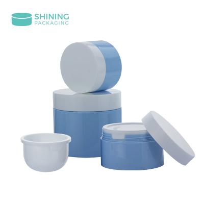 China Double Walled Acrylic PP Skincare Jars 15g 30g 50g Cosmetic Packaging for sale