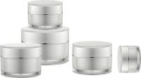 China Thick Wall Acrylic Cream Jar 5g-200g Capacity with Screw Cap - PMMA/PP Material 34.9-95.0mm Diameter for sale