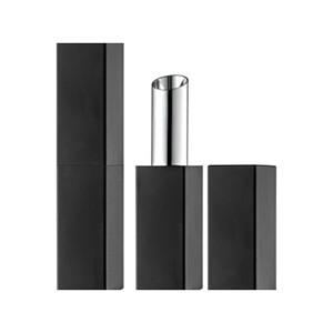 China Luxury Black Square Aluminum Lipstick Tube - 5G Capacity Empty Lipstick Case Container SHY4302 for sale