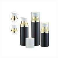 China PP PCR Airless Pump Cosmetic Bottle 50ml 75ml 100ml with 40.9mm Diameter for Creams and Lotions for sale
