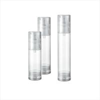 China 15ml 30ml 50ml Single Wall Round Airless Pump Bottle in PP PCR Material - 31.5mm Diameter for sale