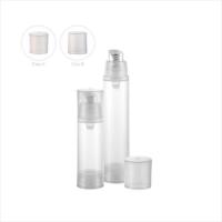 China Airless Pump Cosmetic Bottle 15ml 30ml 50ml Single Wall PP PCR Material 30.8mm Diameter for sale