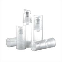 China Round Single Wall Airless Pump PP Bottle 3ml 5ml 10ml 15ml Travel Set for sale